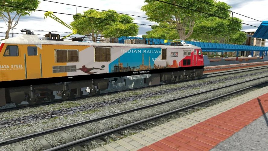 WAP7 TataSteel Liveries for Indian Railway Train Simulator - TeamFlyer ...